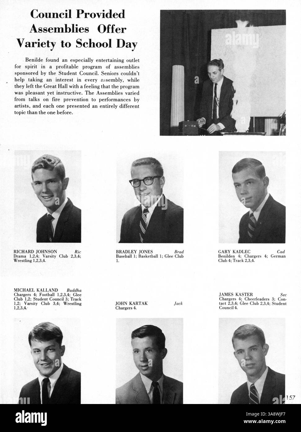 The 1965 Benilde High Yearbook captures the highlights of the 1964-1965 school year, including ...