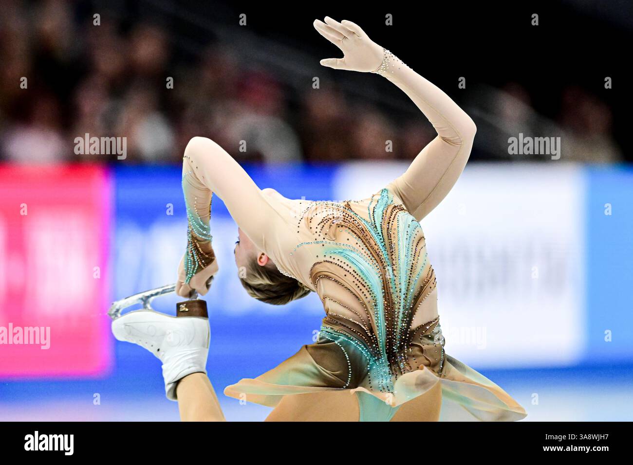 Niina PETROKINA (EST), during Women Free Skating, at the ISU World ...