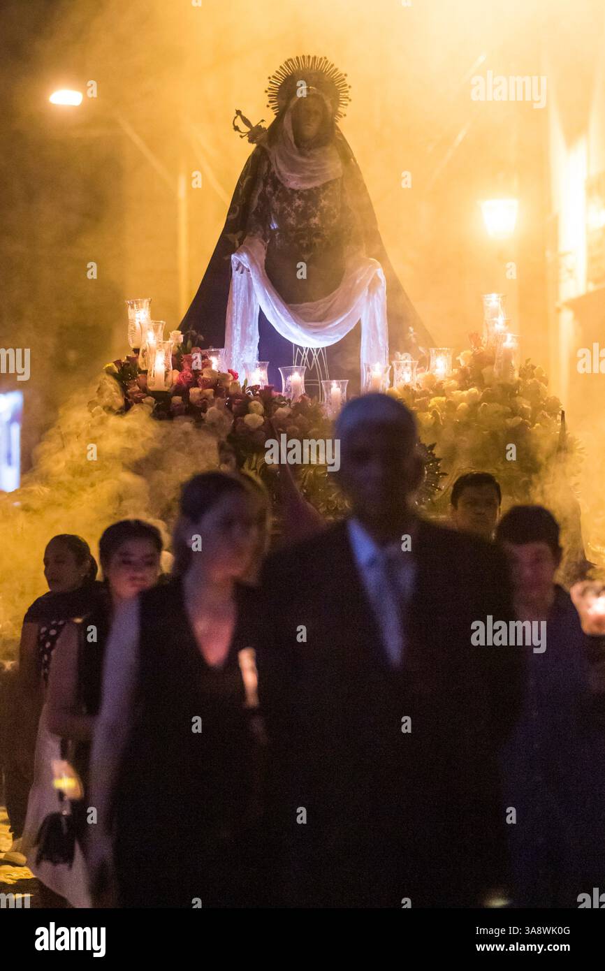 Good Friday. Procession of the Virgin of Solitude: Represents Mary’s ...