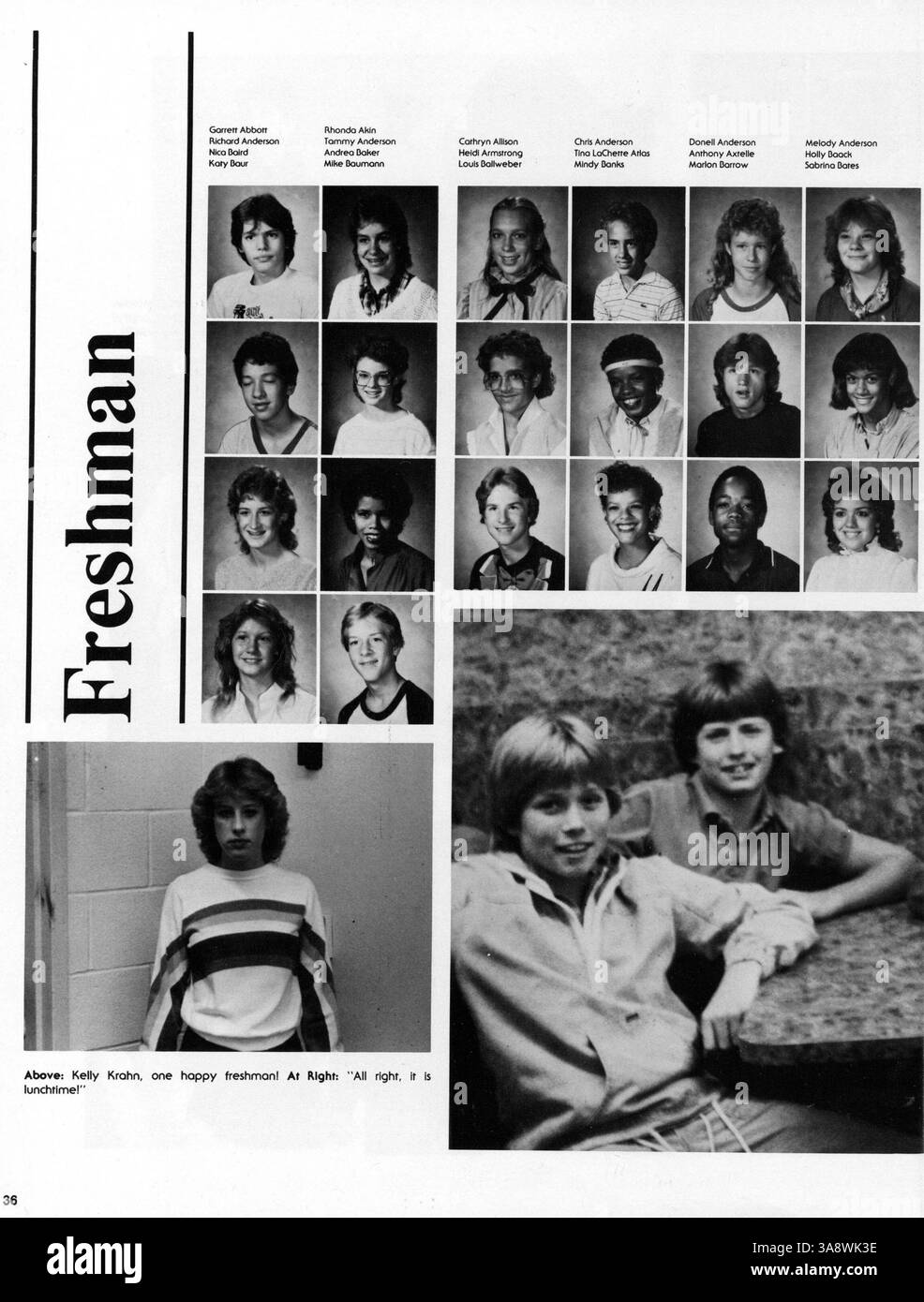 The 1984 'Orator Nineteen Eighty Four' yearbook captures the activities ...