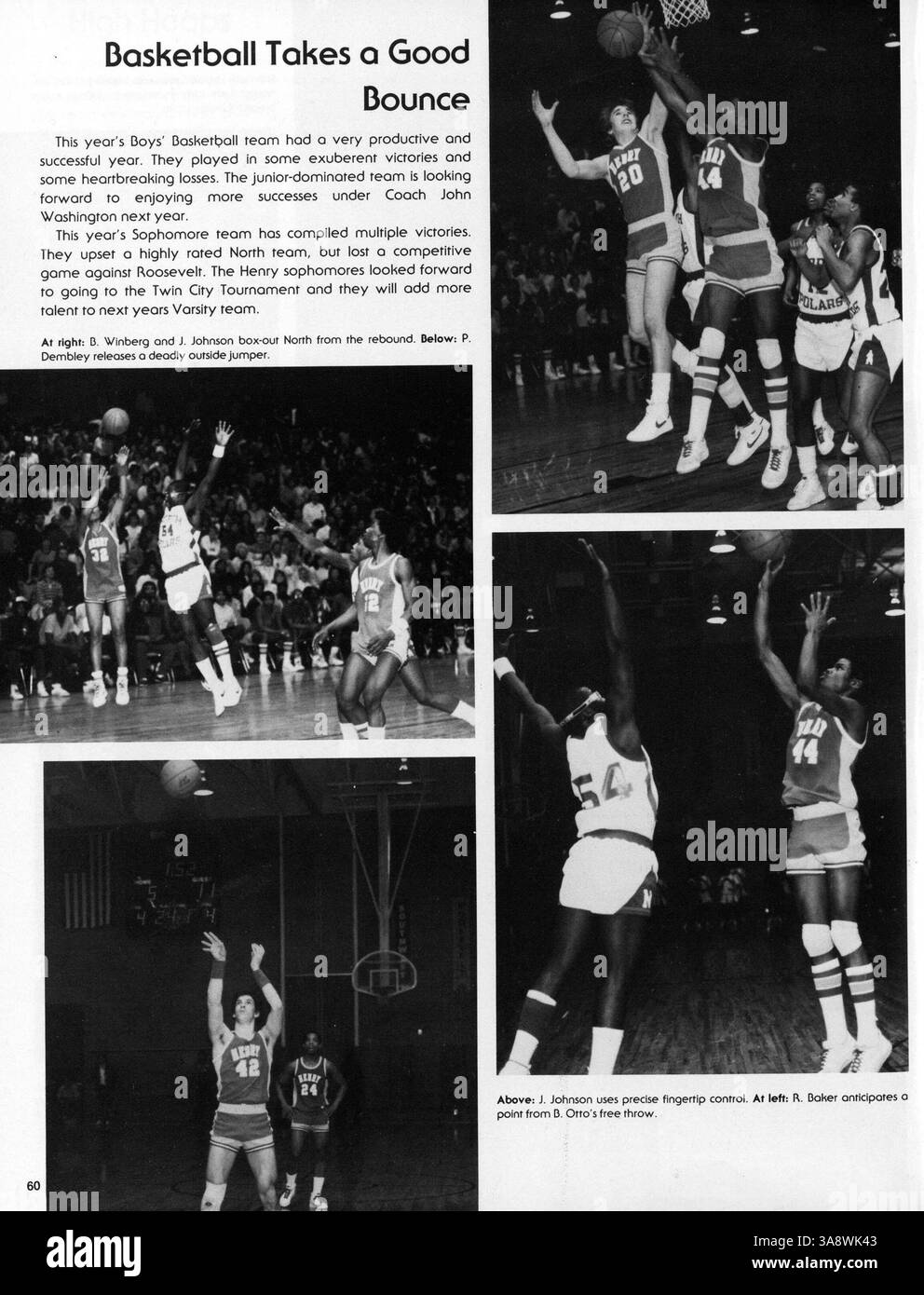 This high school yearbook captures key moments of the 1983-1984 school ...