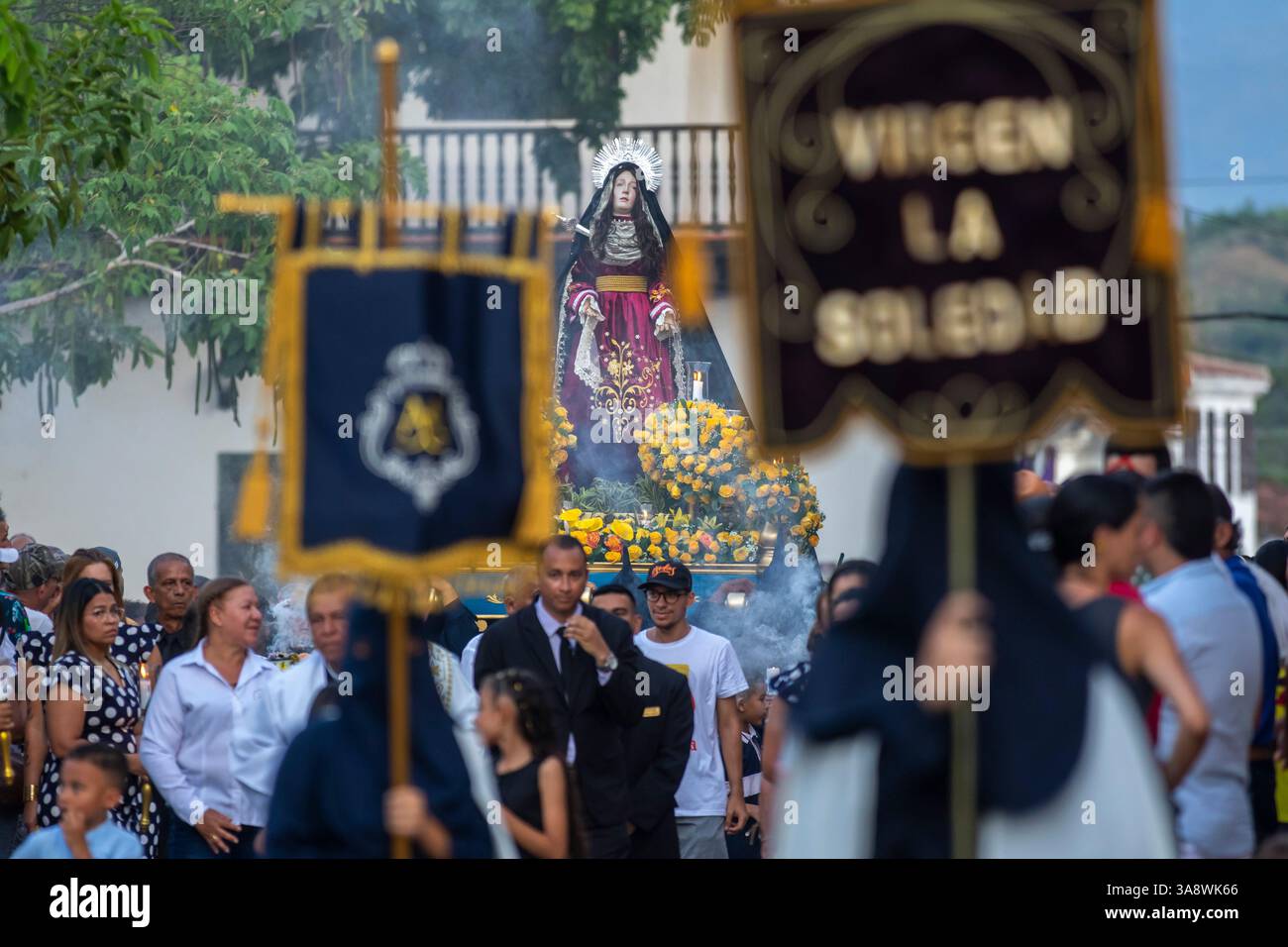 Holy Week in Santa Fe de Antioquia. The celebration of this Catholic ...