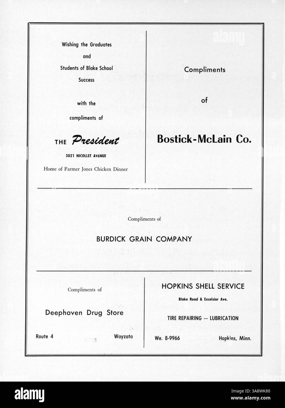 The 1956 Blake Yearbook, 'Call-o-pan', offers a comprehensive look at ...