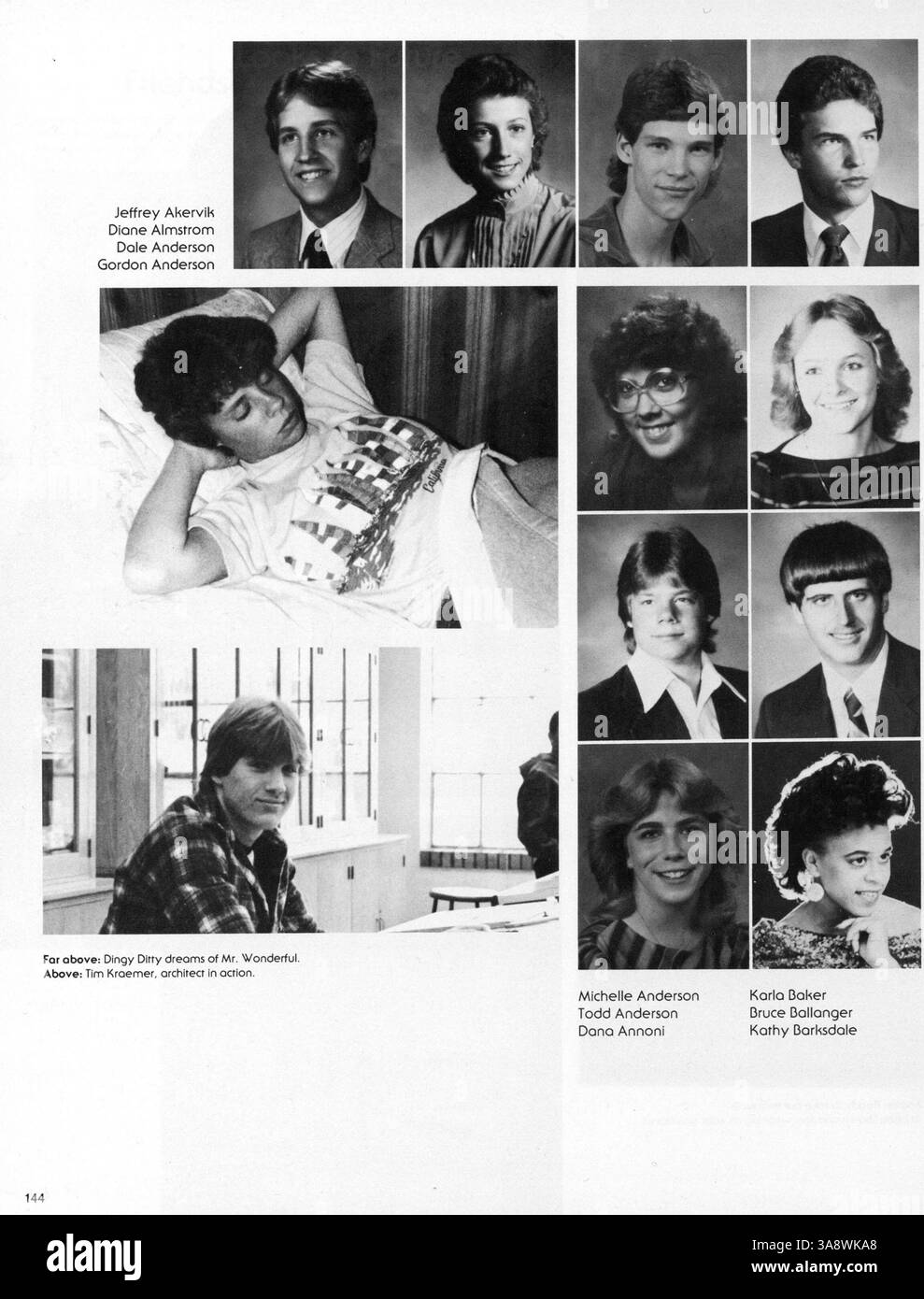 The 1984 'Orator' yearbook documents the key events of the 1983-1984 ...
