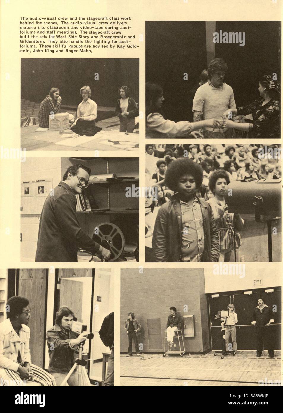 The 1976 'Polaris' yearbook documents North High School's student life ...
