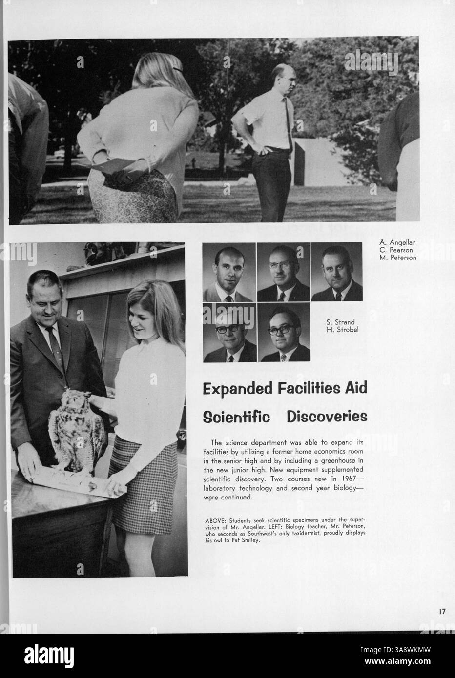 Southwest High School's 1969 yearbook, 'Wagistanian', presents ...