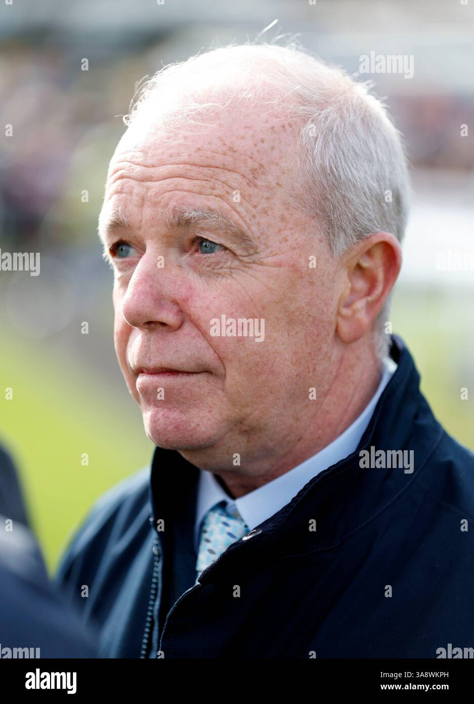 Trainer Karl Burke at Doncaster Racecourse. Picture date: Saturday ...