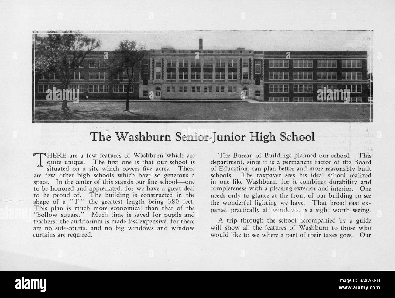 The 1926 Washburn High School Yearbook reflects the academic and social ...