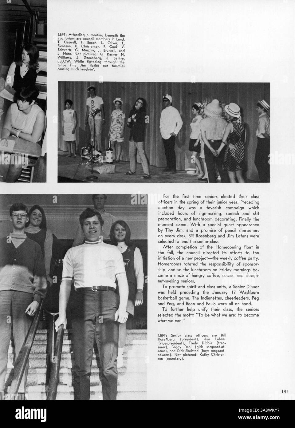 This 1969 edition of Southwest High School’s Wagistanian yearbook ...
