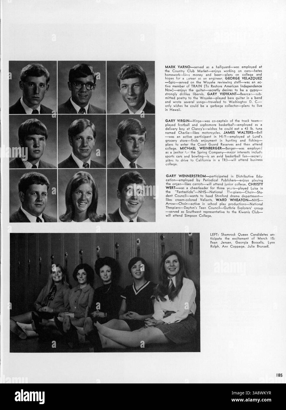 The 1969 Wagistanian yearbook of Southwest High School captures the ...