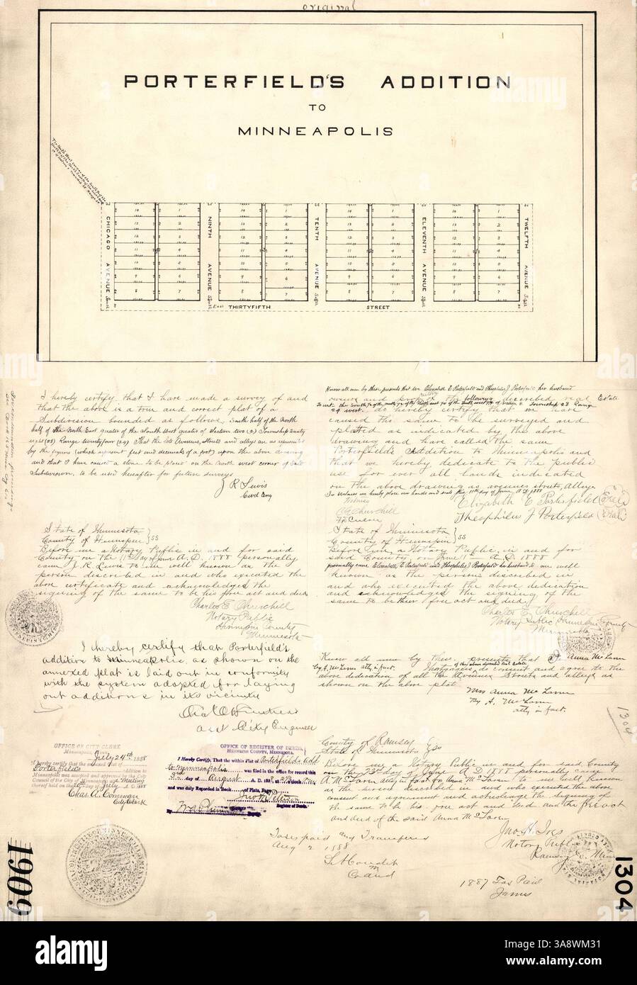 Porterfields addition to minneapolis is a historical developmen hi-res ...
