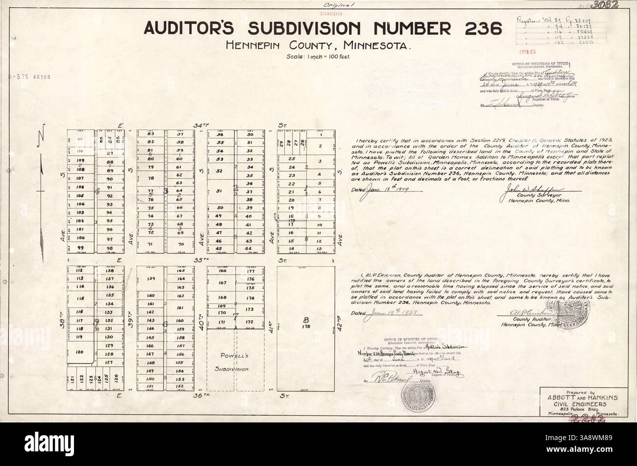 Providing information on property locations and boundaries hi-res stock ...