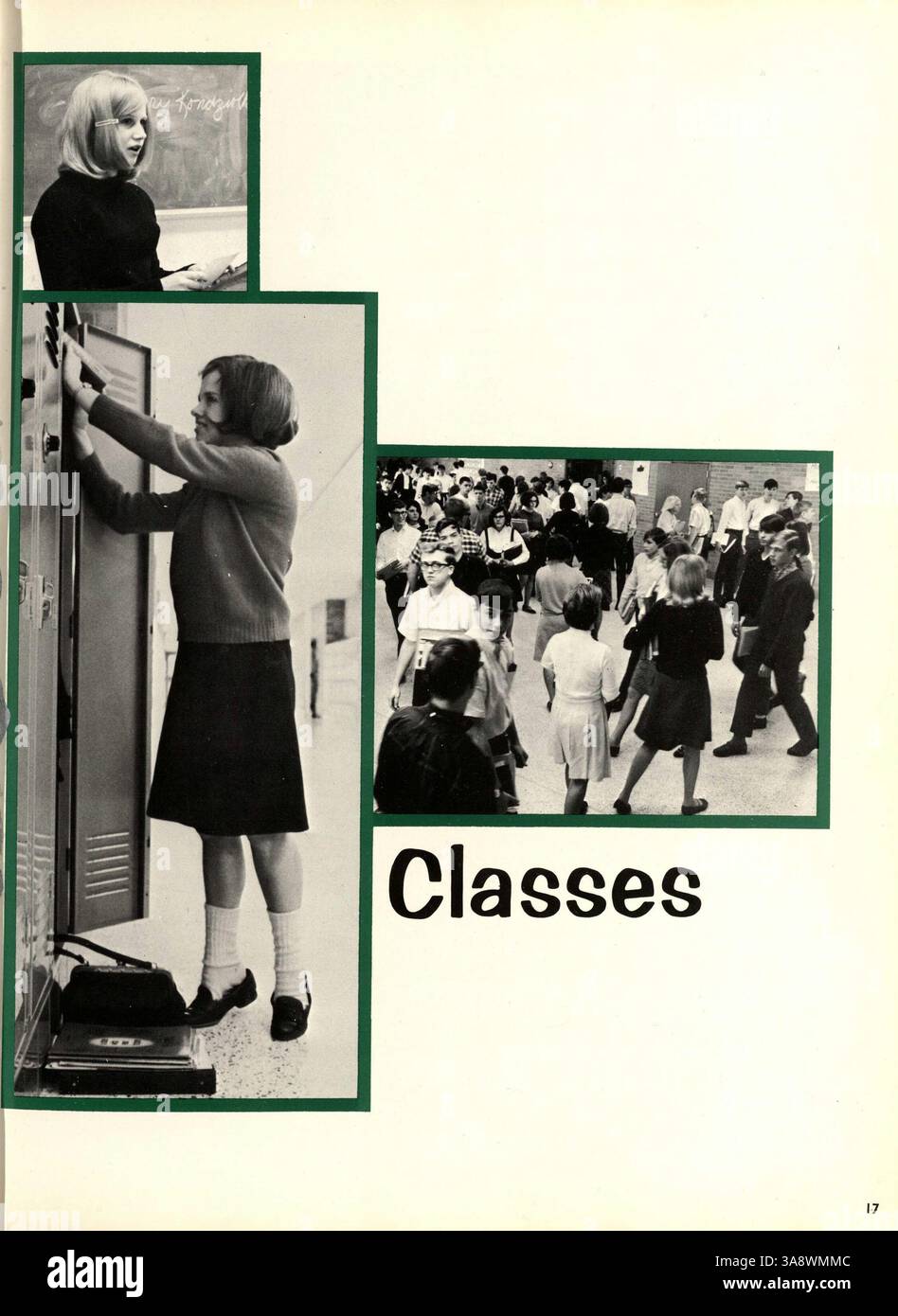 This 1967 talons yearbook documents student achievements hi-res stock ...