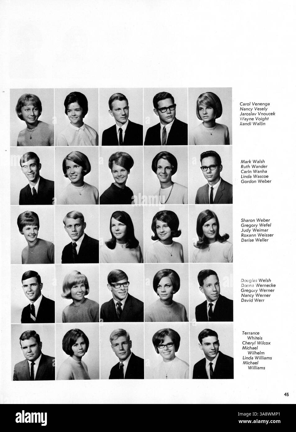 This high school yearbook from 1967 documents the students, teachers ...