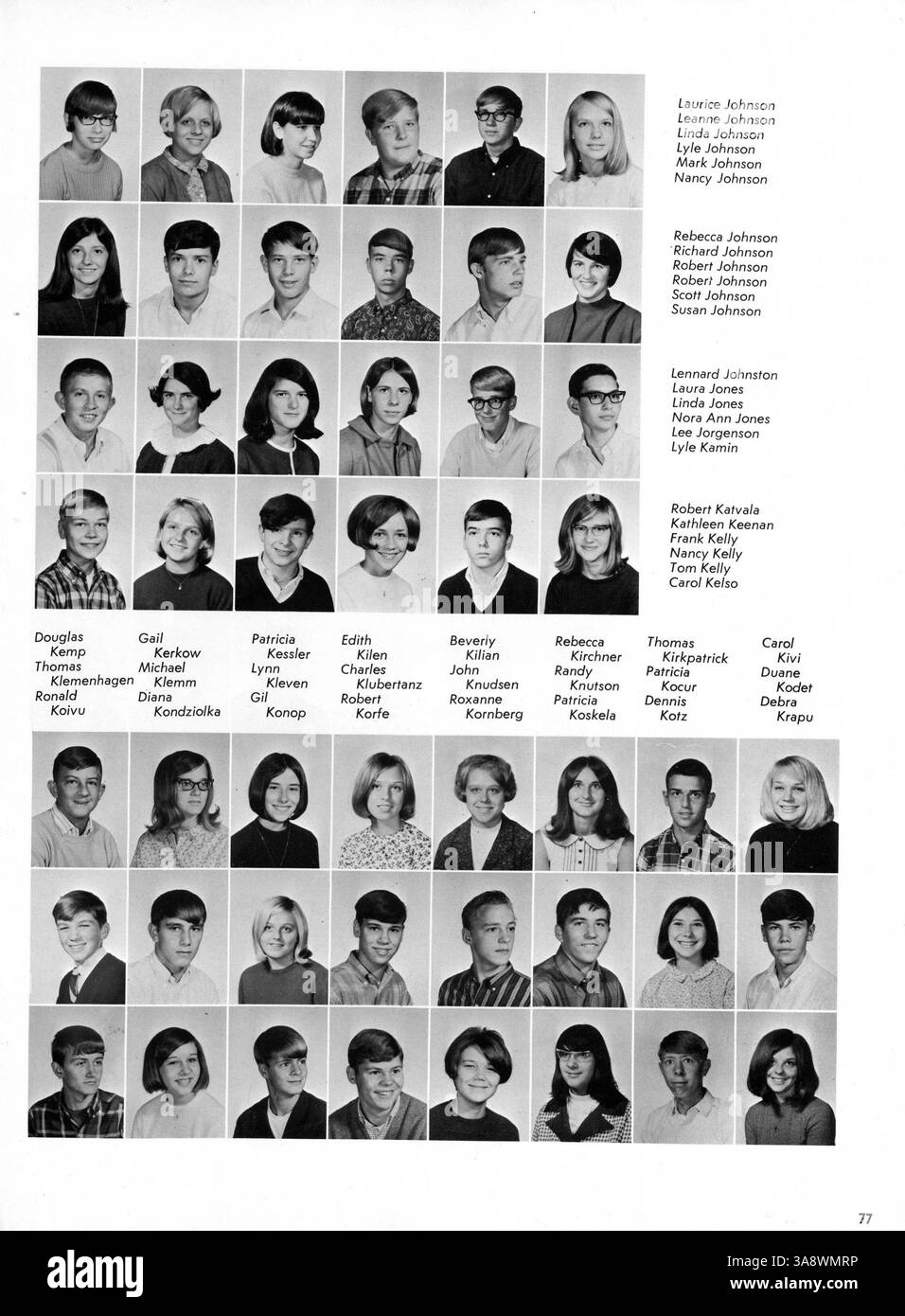 The 1967 cooper high school talons yearbook records the activiti hi-res stock photography and ...