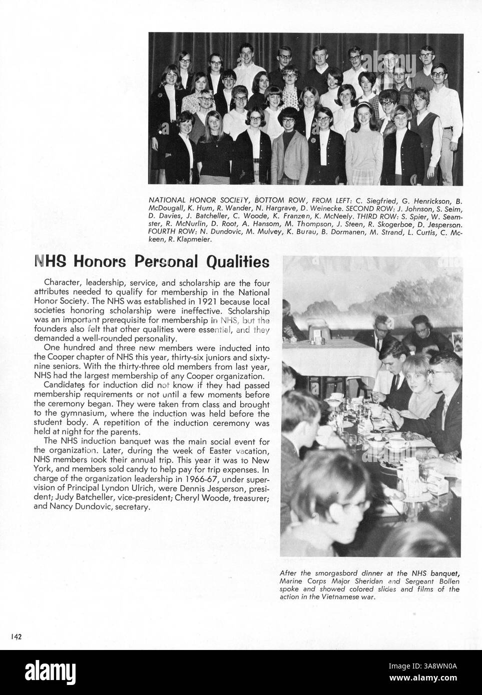 The 1967 Talons yearbook from Cooper High School features students ...