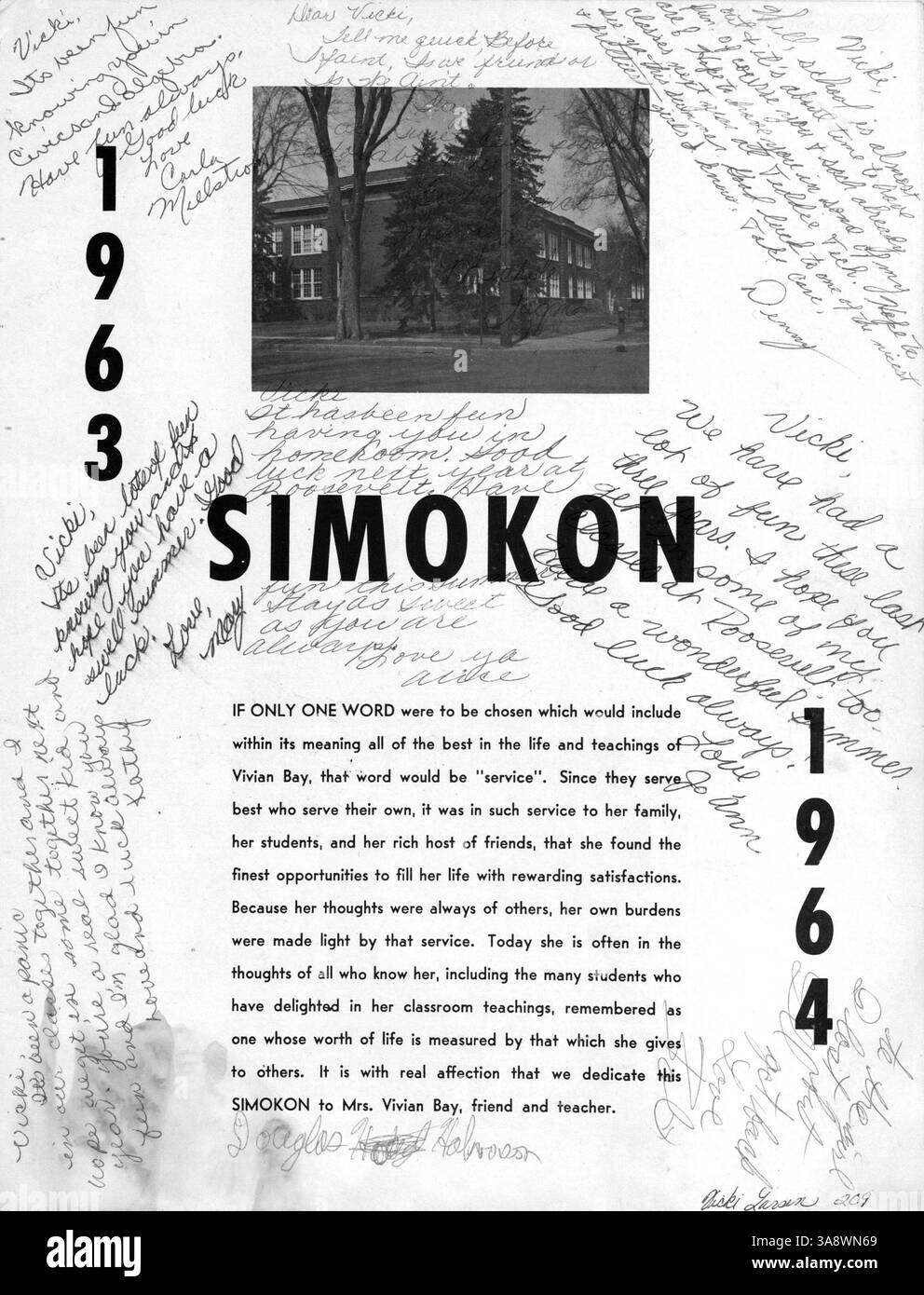 The 1964 edition of 'The Simokon' yearbook from Nokomis Jr. High ...
