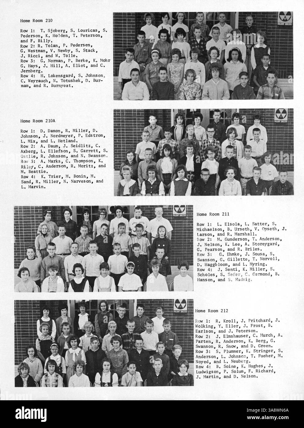 The 'Simokon' yearbook from Nokomis Jr. High in 1964 highlights key ...