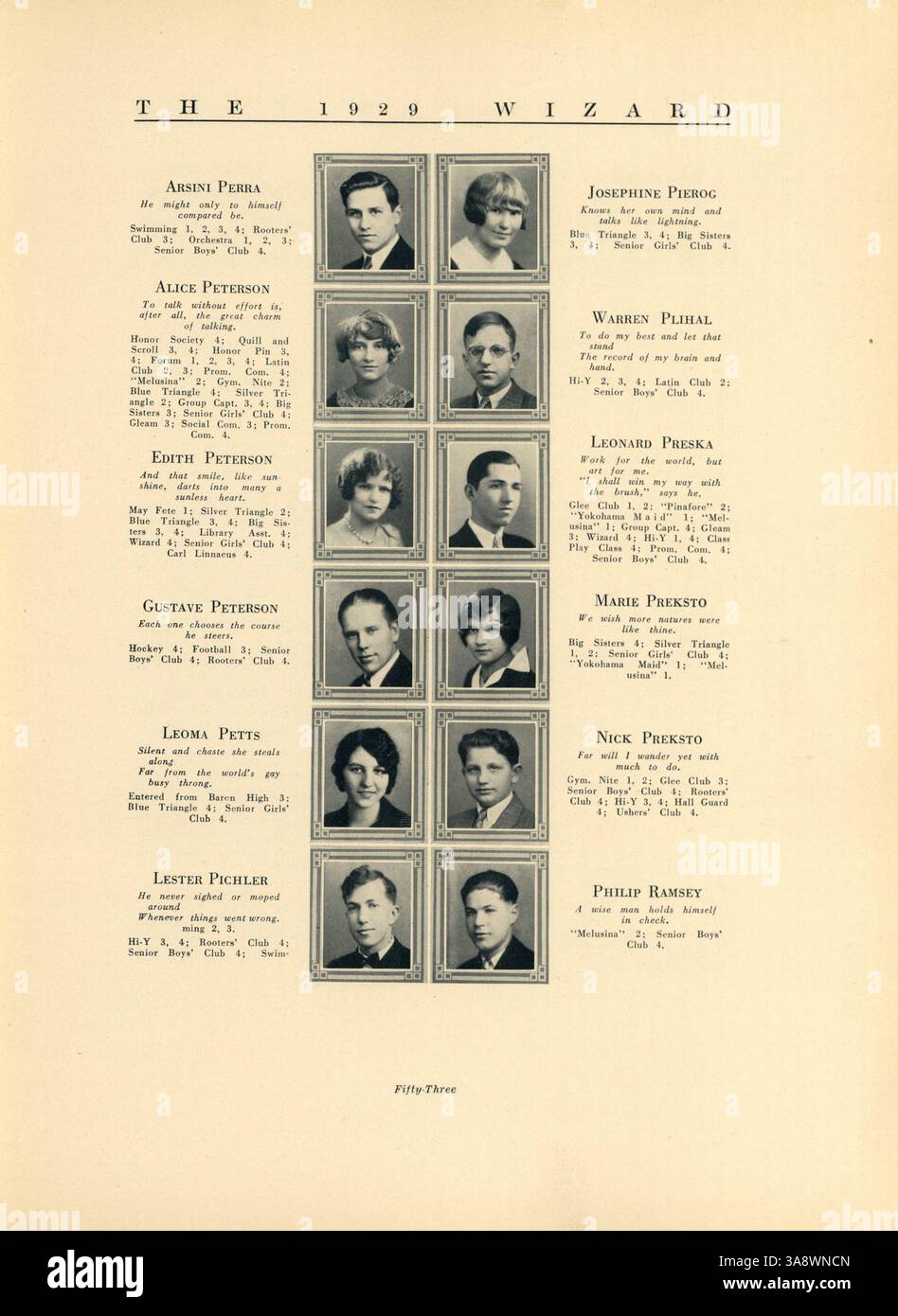 Edison High School’s 1929 'Wizard' yearbook showcases student ...