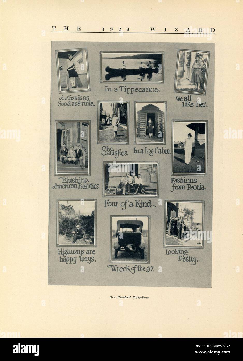 The 1929 'Wizard' yearbook from Edison High School offers a snapshot of ...