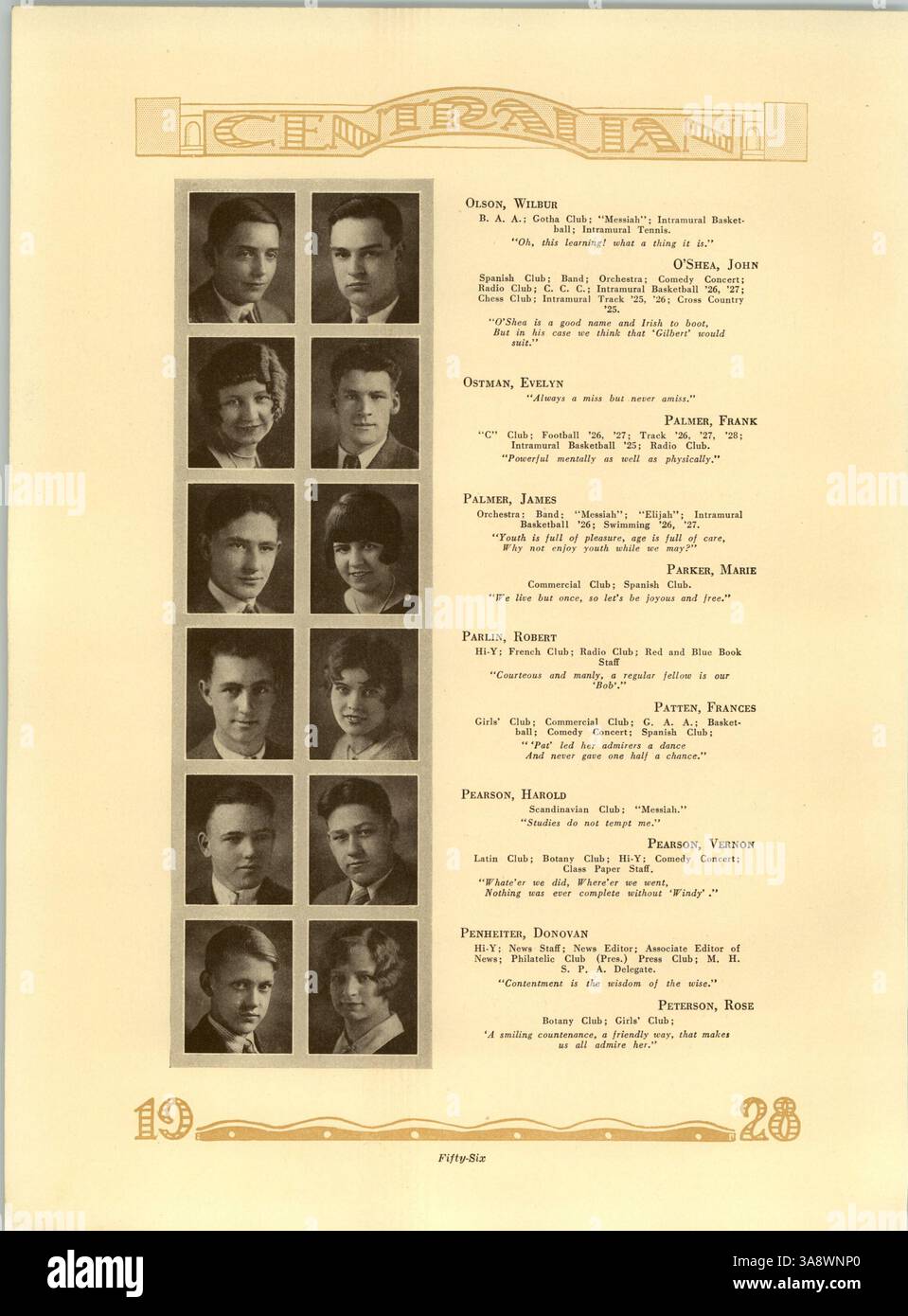 This 1928 Centralian yearbook provides a detailed look at Central High ...