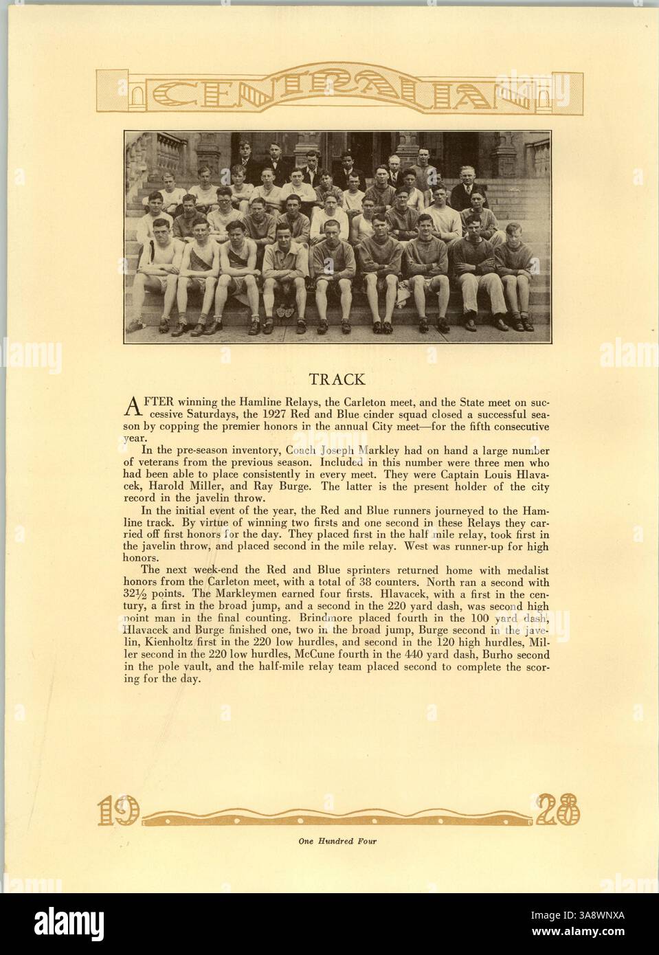 The 1928 centralian yearbook documents life at central high scho hi-res ...