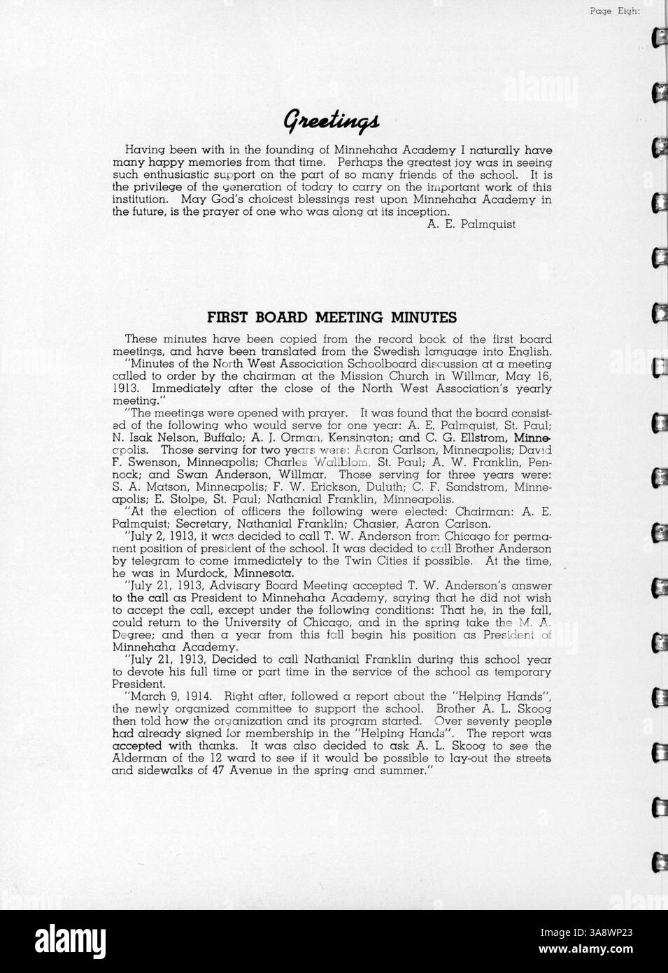 The 1939 antler yearbook captures the academic hi-res stock photography and images - Alamy