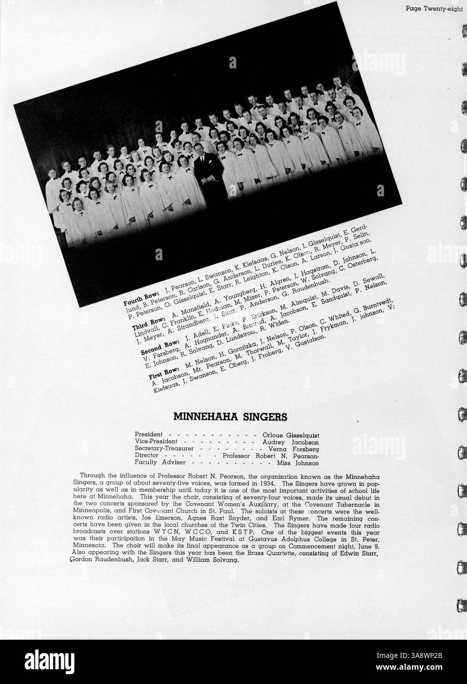 This 1939 edition of Minnehaha Academy's Antler yearbook features highlights of the 1938-1939 ...