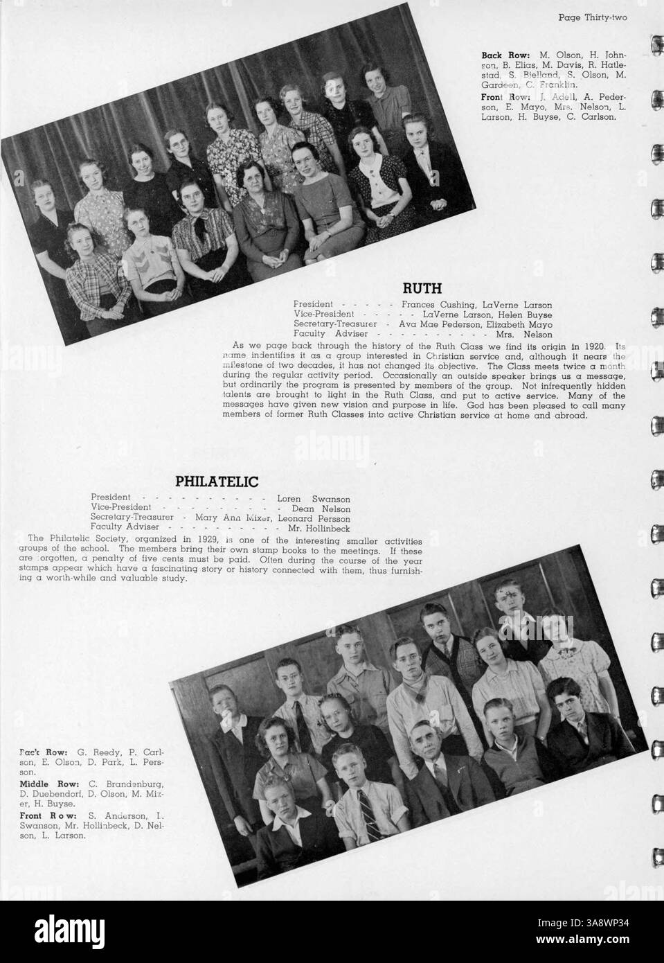The 1939 edition of Minnehaha Academy's Antler yearbook offers a comprehensive look at the ...