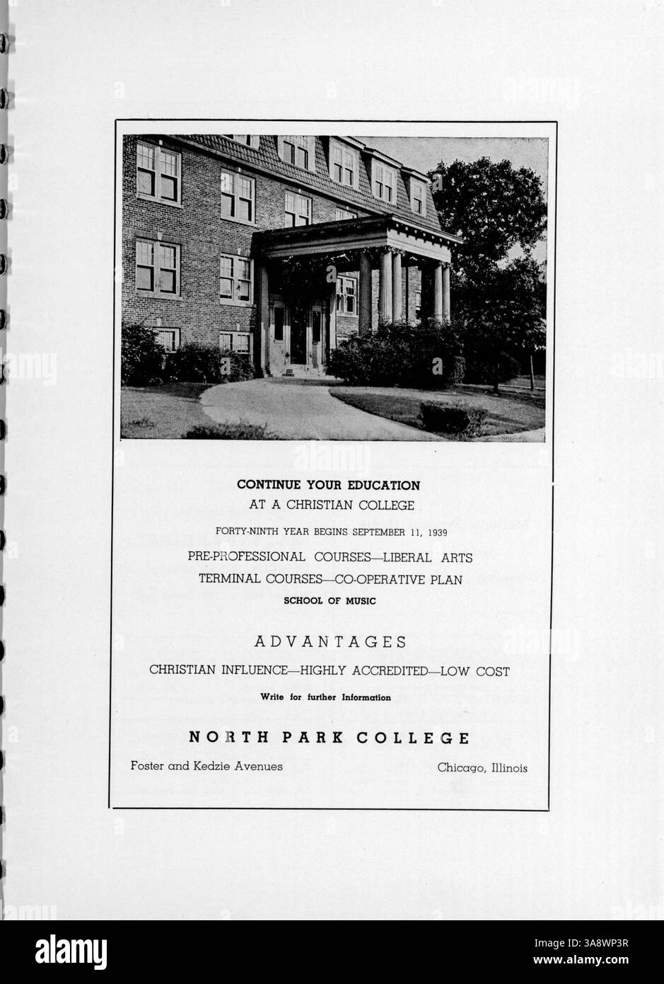 The 1939 Antler yearbook from Minnehaha Academy chronicles the 1938-1939 school year, with ...