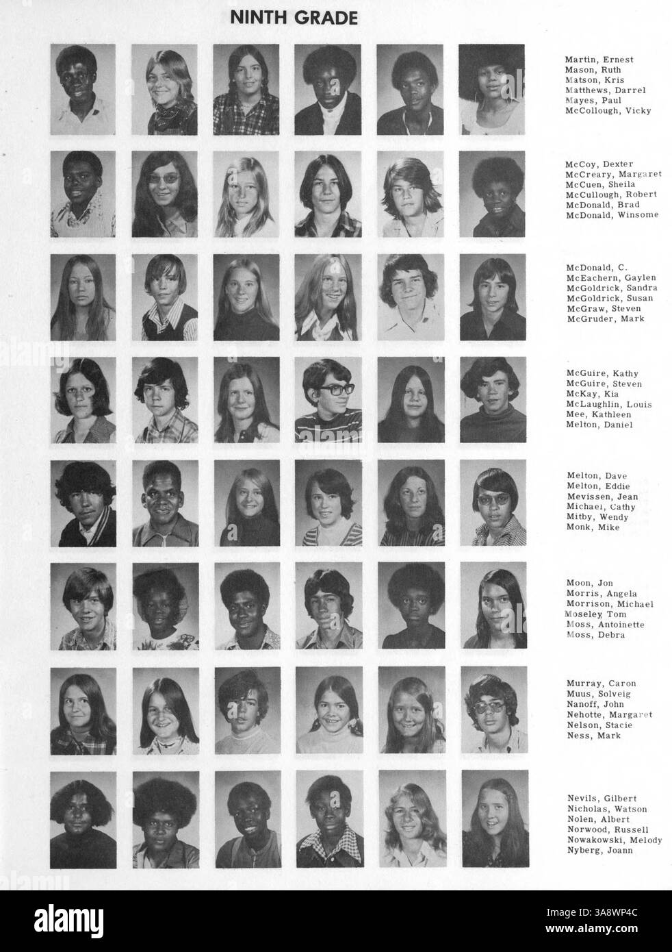 The 1974 Ramsey Junior High yearbook provides a snapshot of school life ...