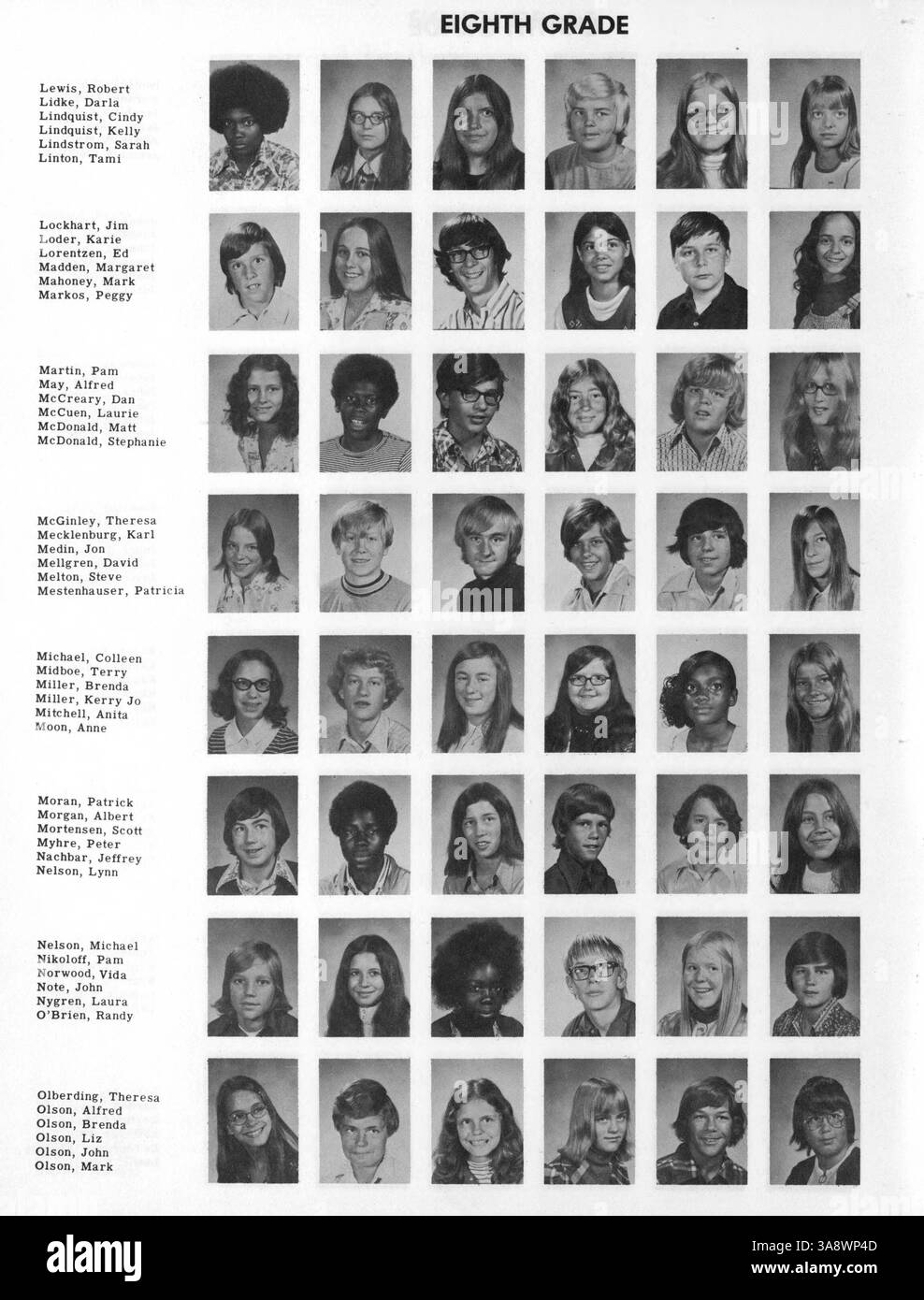 The 1974 yearbook from Ramsey Junior High School chronicles the school ...
