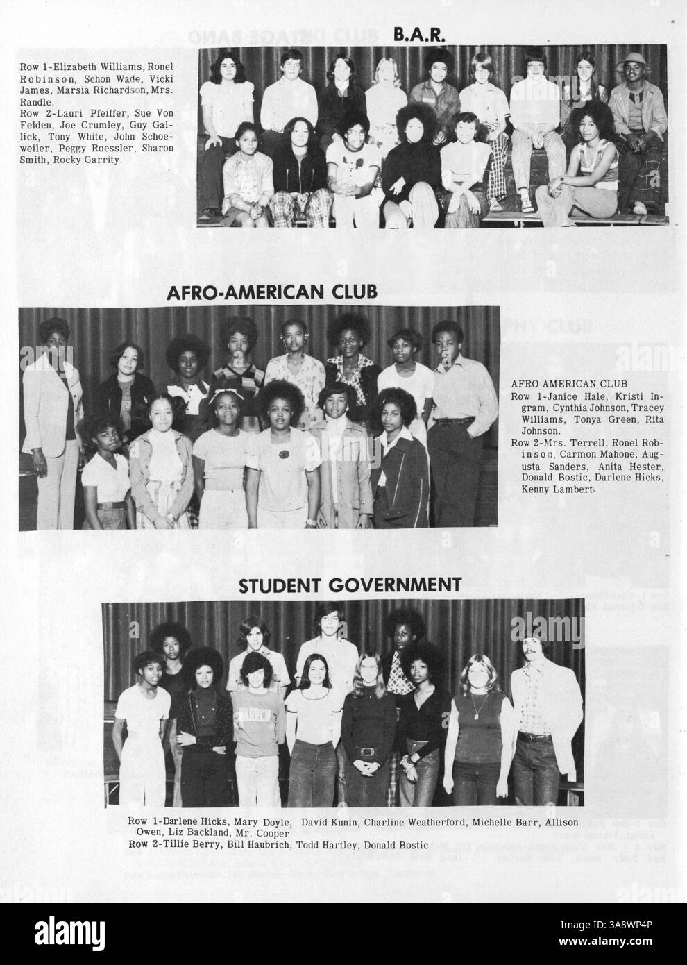 This 1974 yearbook from Ramsey Junior High School documents student ...