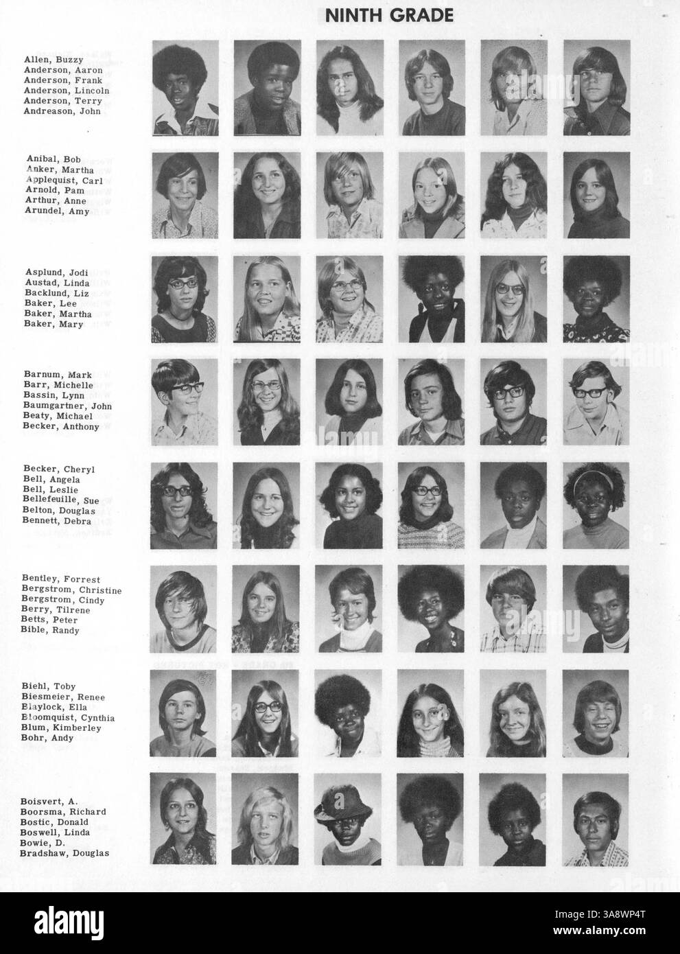 This 1974 yearbook from Ramsey Junior High School documents student ...