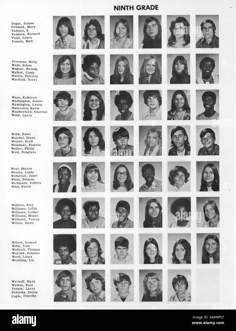 The 1974 yearbook from Ramsey Junior High School includes student ...