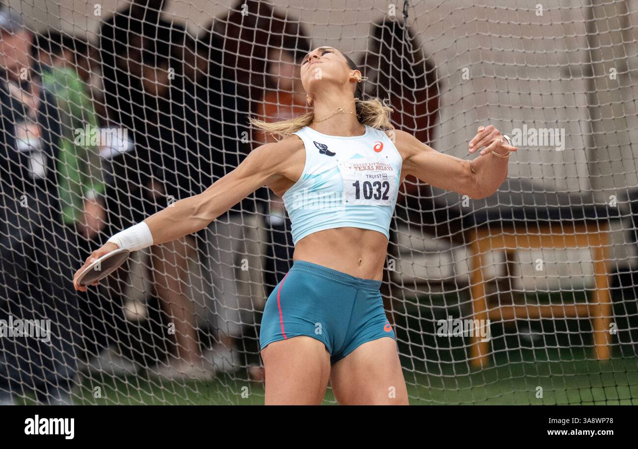 Austin Texas USA, March 28 2025: Two-time Olympic gold medalist VALARIE ...
