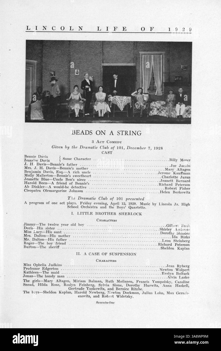 The 1929 yearbook from Lincoln Jr. High captures the academic and ...