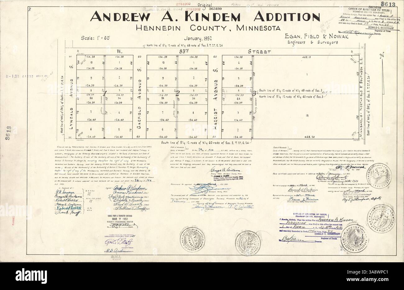 The Andrew A. Kindem Addition refers to a land development project ...