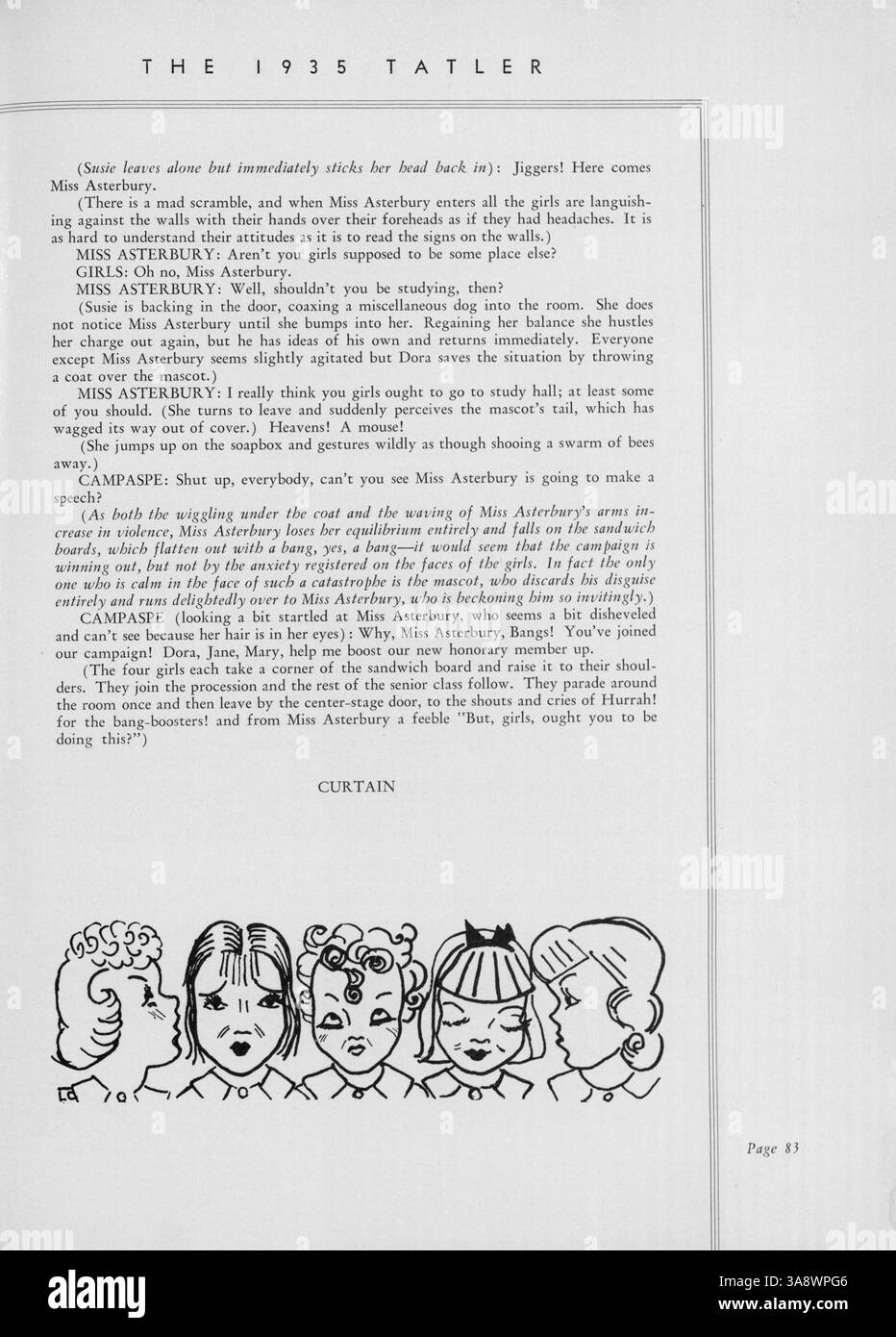 The 'Tatler' yearbook of 1935 from Northrop Collegiate documents key ...