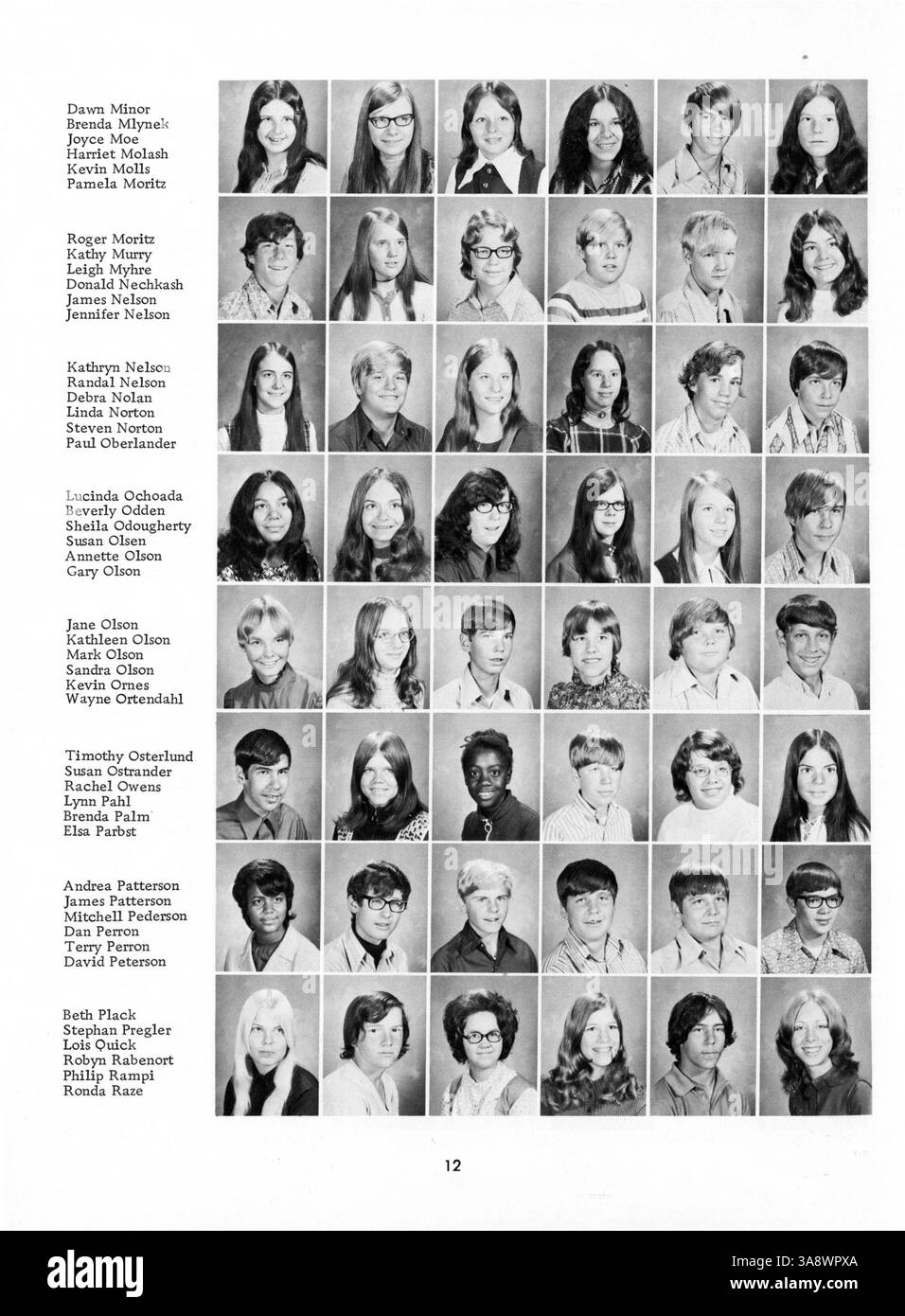 The 1971-1972 yearbook of Folwell Jr. High School records the ...
