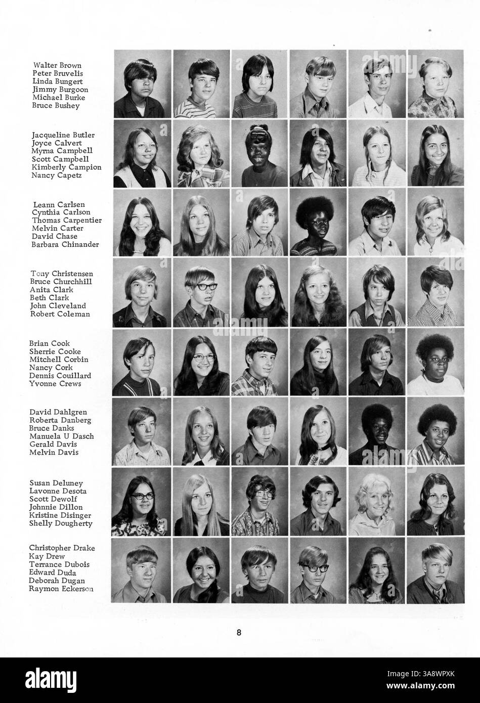 The 1971-1972 yearbook of Folwell Jr. High features key moments ...