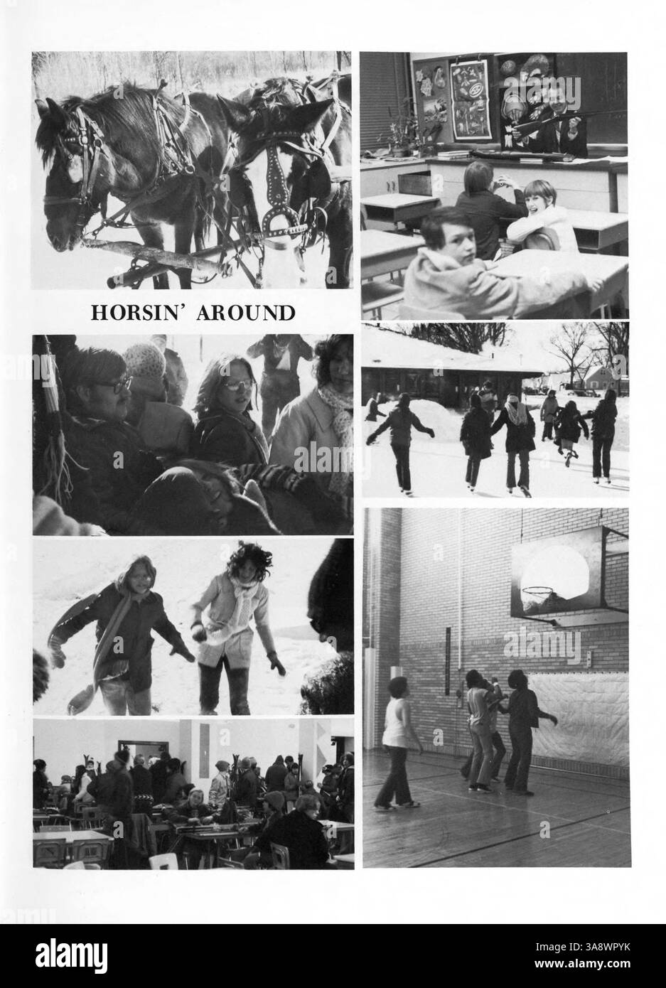 Major events during the 1971 1972 school year hi-res stock photography ...