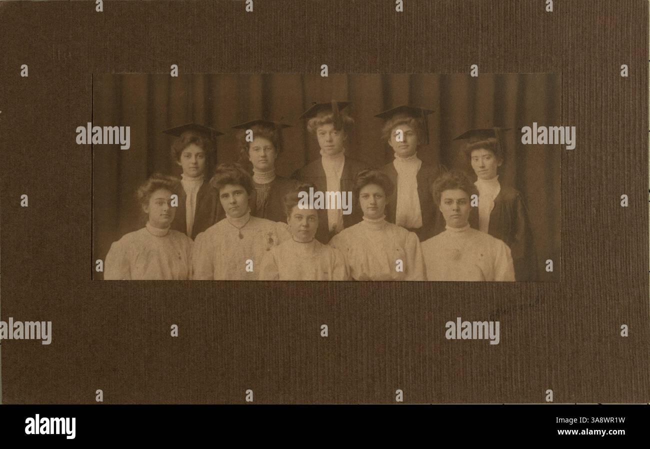 Members of Sigma Alpha Delta, a junior society at the University of ...