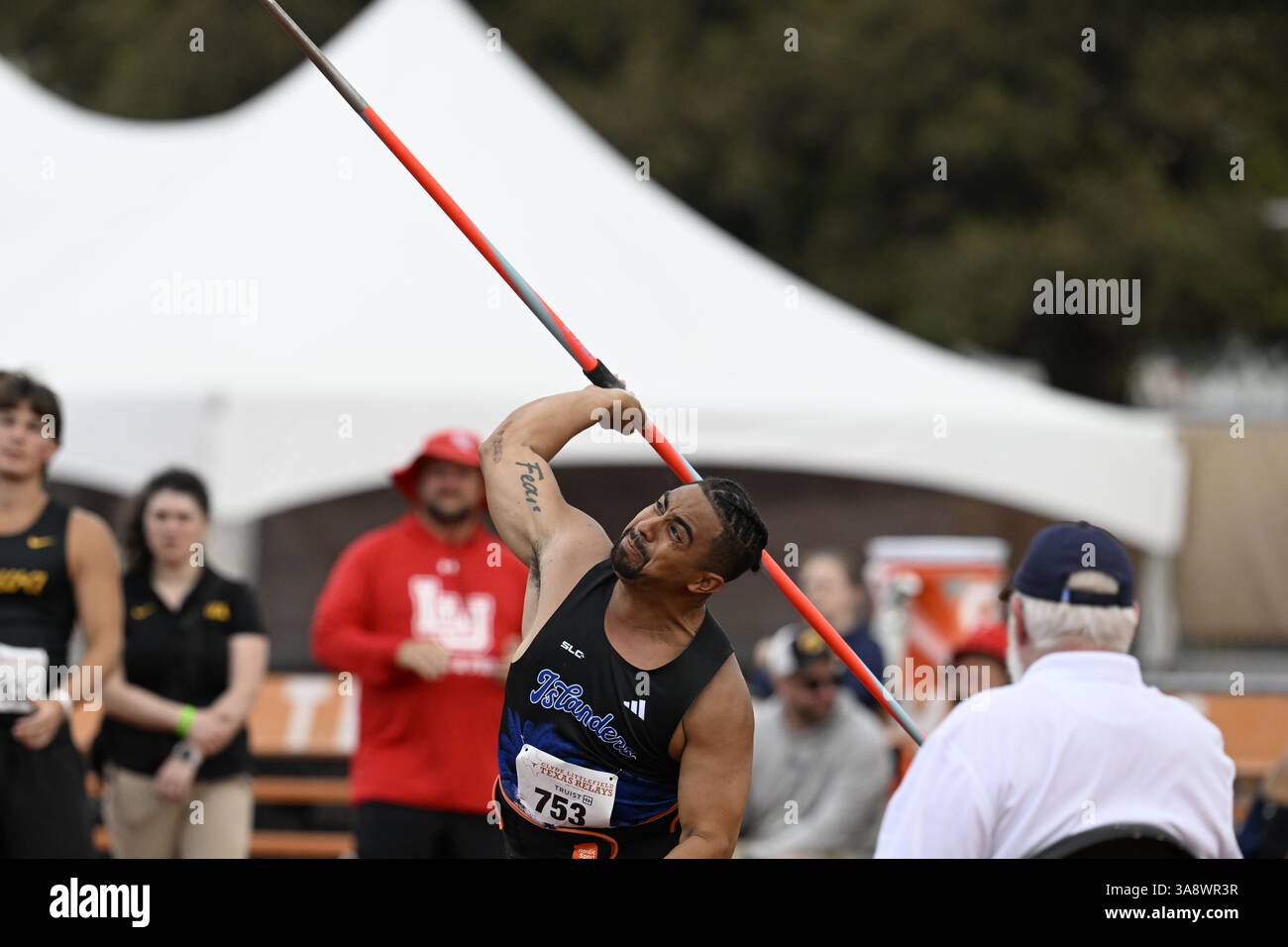 Austin Texas USA, March 28 2025: Two-time USA Olympian CURTIS THOMPSON ...