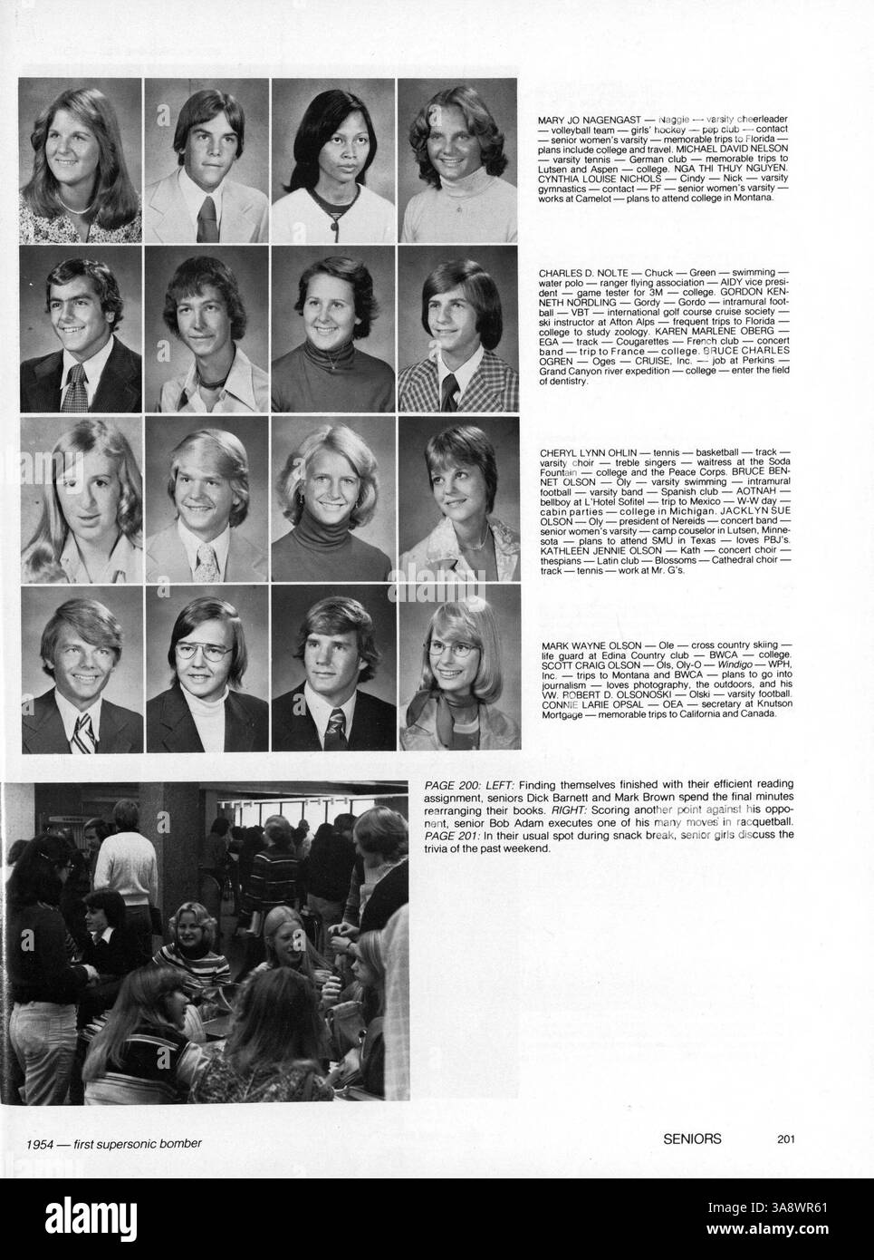 Windigo 76, Edina West High School's yearbook for 1976, documents the ...