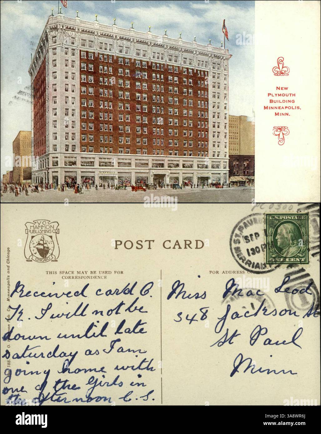 Was a significant structure during its time this postcard hi-res stock ...