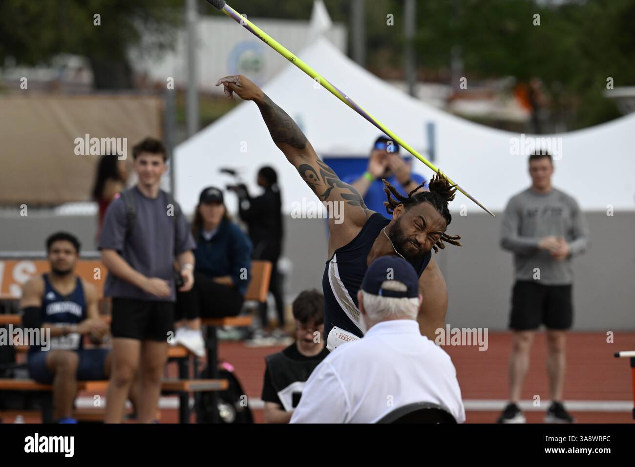 Austin Texas USA, March 28 2025: Two-time USA Olympian CURTIS THOMPSON ...