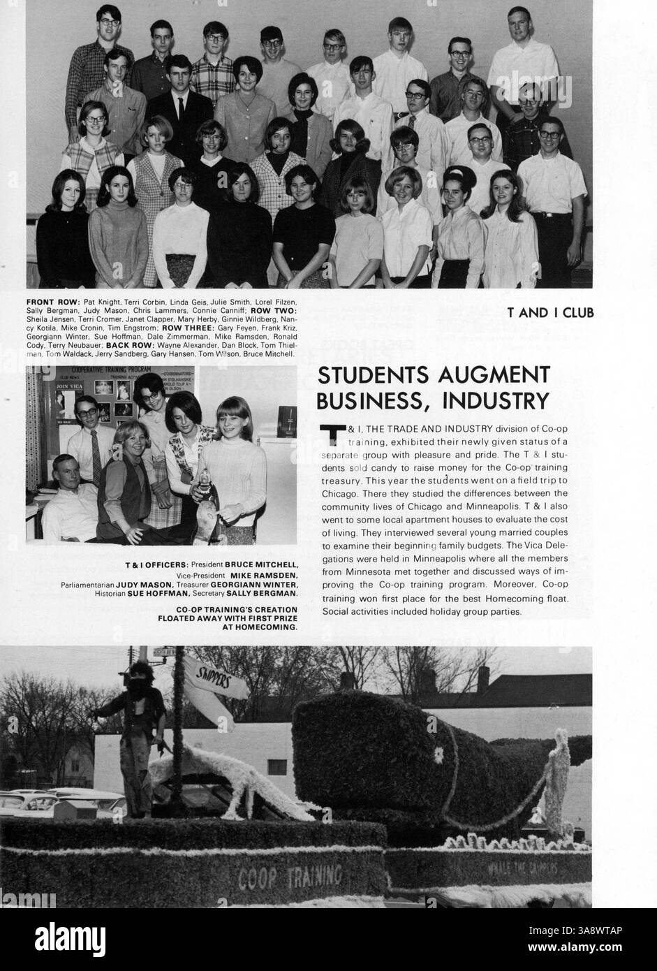The 1967 'Warrior: The Spirit of '67' yearbook from Hopkins High School ...