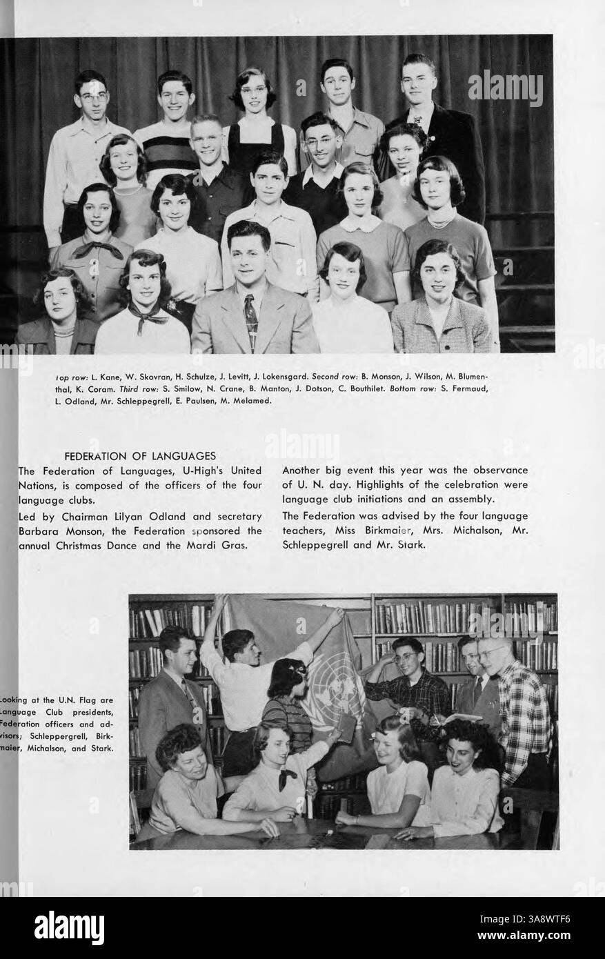 The '1951 Bisbila' yearbook offers a detailed look at University High ...