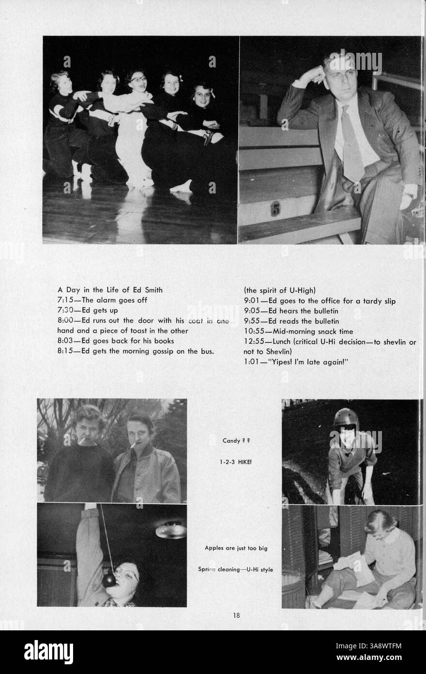 This 1951 University High yearbook, 'Bisbila,' reflects on the school ...